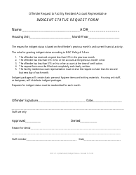 Montana Indigent Status Request Form - Fill Out, Sign Online and ...