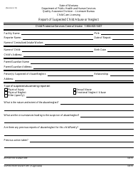 Form DCF-136 Download Fillable PDF or Fill Online Report of Suspected ...
