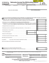Form 941N - Fill Out, Sign Online and Download Fillable PDF, Nebraska ...
