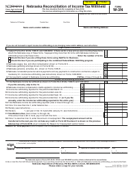 Form W-3N - Fill Out, Sign Online and Download Fillable PDF, Nebraska ...