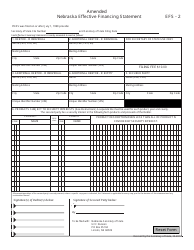 Montana Effective Financing Statement Amendment Form Download Fillable PDF | Templateroller