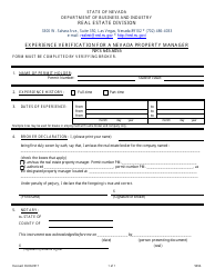 Form 509A - Fill Out, Sign Online and Download Fillable PDF, Nevada ...