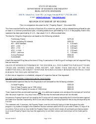 Form 563 - Fill Out, Sign Online and Download Fillable PDF, Nevada ...