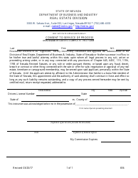 Form 656 - Fill Out, Sign Online and Download Fillable PDF, Nevada ...