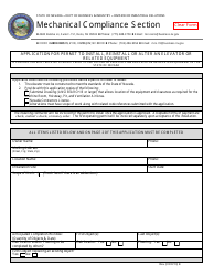 Form DBPR HR-7015 Download Fillable PDF or Fill Online Application for ...