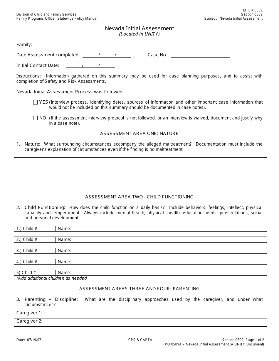 Form FPO0509A - Fill Out, Sign Online and Download Printable PDF ...