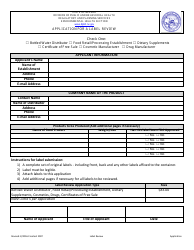 Nevada Application for a Label Review Download Fillable PDF ...