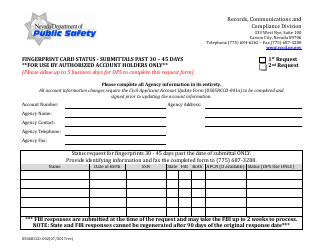 Form 0506RCCD-002 Download Printable PDF or Fill Online Fingerprint ...