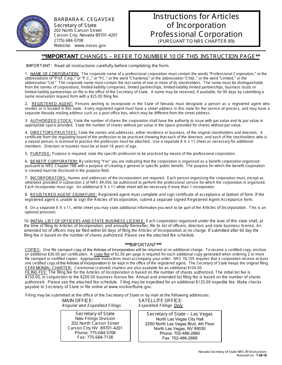 Form 040404 - Fill Out, Sign Online and Download Fillable PDF, Nevada ...