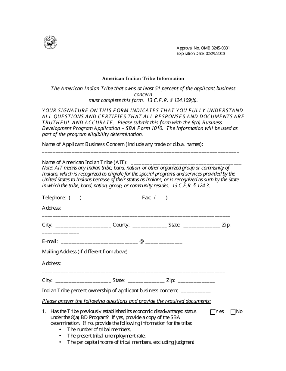 SBA Form 1010-AIT - Fill Out, Sign Online and Download Fillable PDF ...