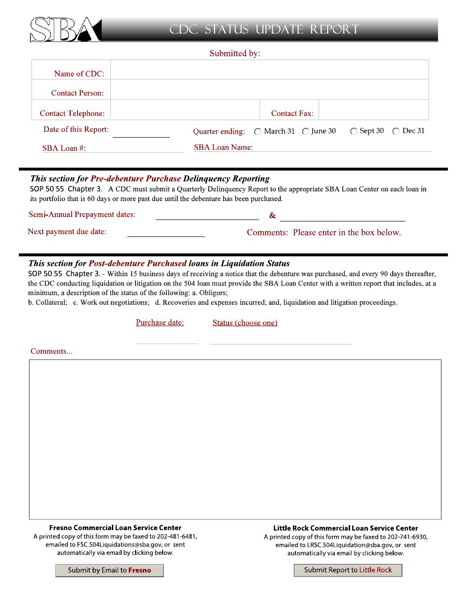 CDC Status Update Report - Fill Out, Sign Online and Download PDF ...