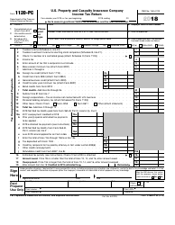 IRS Form 1120-PC - 2018 - Fill Out, Sign Online and Download Fillable ...