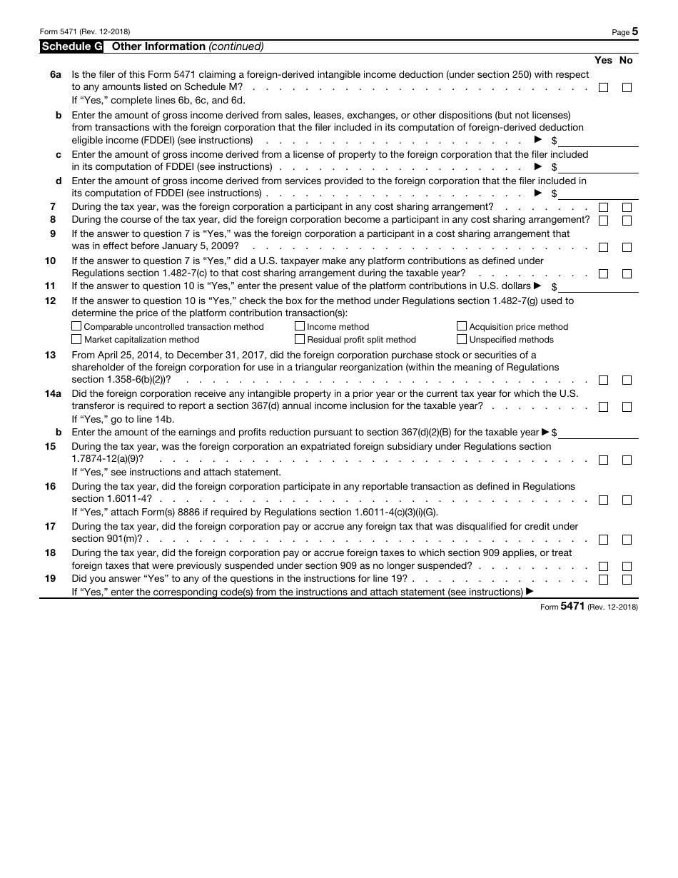 IRS Form 5471 - Fill Out, Sign Online and Download Fillable PDF ...