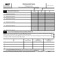 IRS Form 6627 - Fill Out, Sign Online and Download Fillable PDF ...