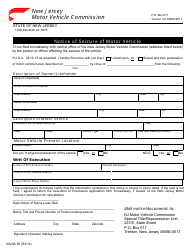 Form OS/SS-55 Download Fillable PDF or Fill Online Notice of Seizure of ...
