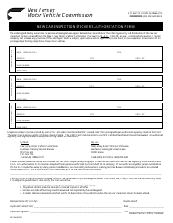 Form BLS144 Download Printable PDF or Fill Online New Car Inspection ...