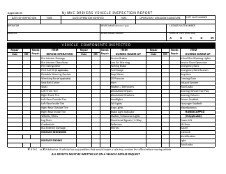 Appendix B Download Printable PDF or Fill Online Njmvc Drivers Vehicle ...