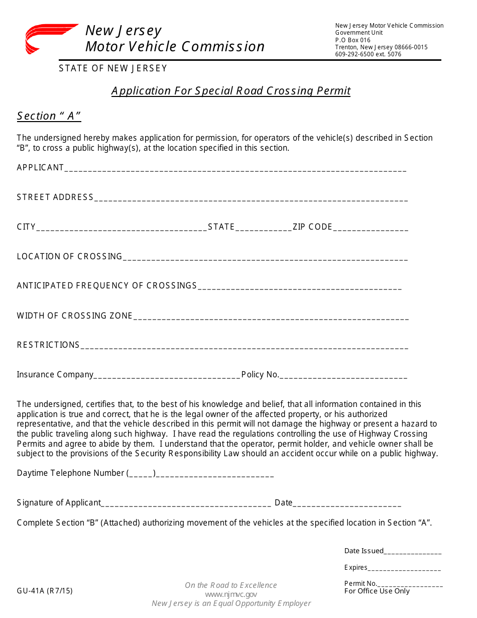 Form GU-41A - Fill Out, Sign Online and Download Printable PDF, New ...