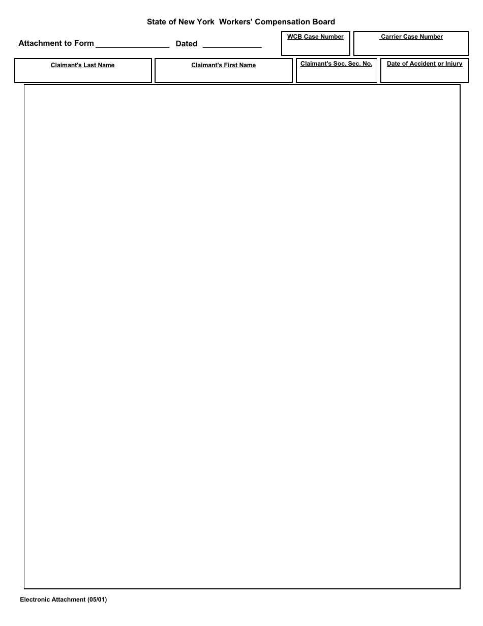 New York Electronic Attachment - Fill Out, Sign Online and Download PDF ...