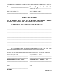 Sample Mediation Agreement Template Download Printable PDF | Templateroller