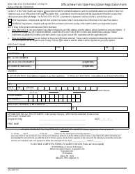 Form DOH-4329 Download Printable PDF or Fill Online Official New York ...