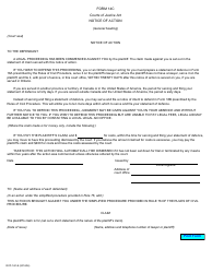 Form 14C Download Printable PDF or Fill Online Notice of Action Ontario ...