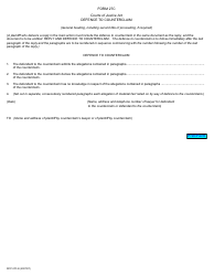 Form 27C Download Printable PDF or Fill Online Defence to Counterclaim ...