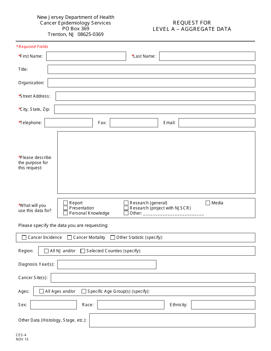 Form CES-4 - Fill Out, Sign Online and Download Printable PDF, New ...