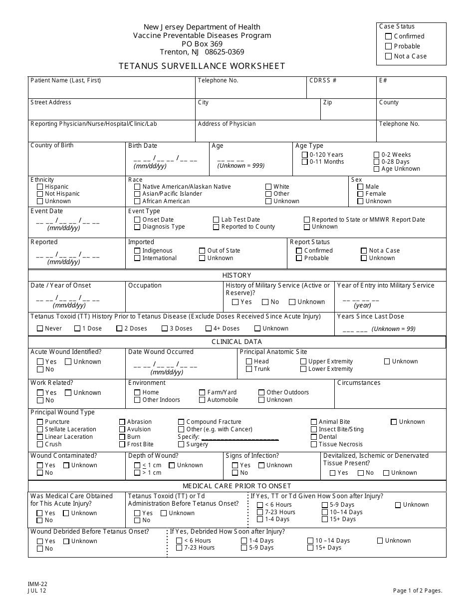 Form IMM-22 - Fill Out, Sign Online and Download Printable PDF, New ...