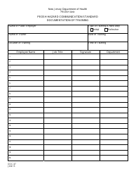 Form OCC-37 Download Printable PDF or Fill Online Peosh Hazard ...