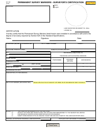 Form HC125 Download Fillable PDF or Fill Online Permanent Survey ...
