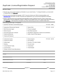 Form DOS-1508-F Download Fillable PDF or Fill Online Duplicate License ...