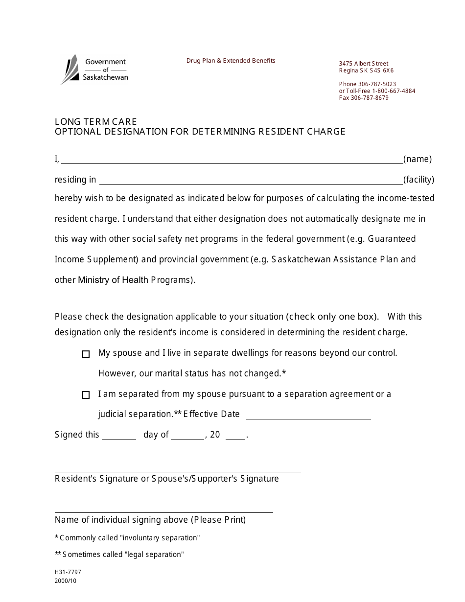 Form H31-7797 - Fill Out, Sign Online and Download Printable PDF ...