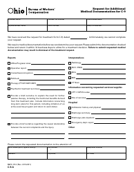 Form C-9-A (BWC-1112) Download Printable PDF or Fill Online Request for ...