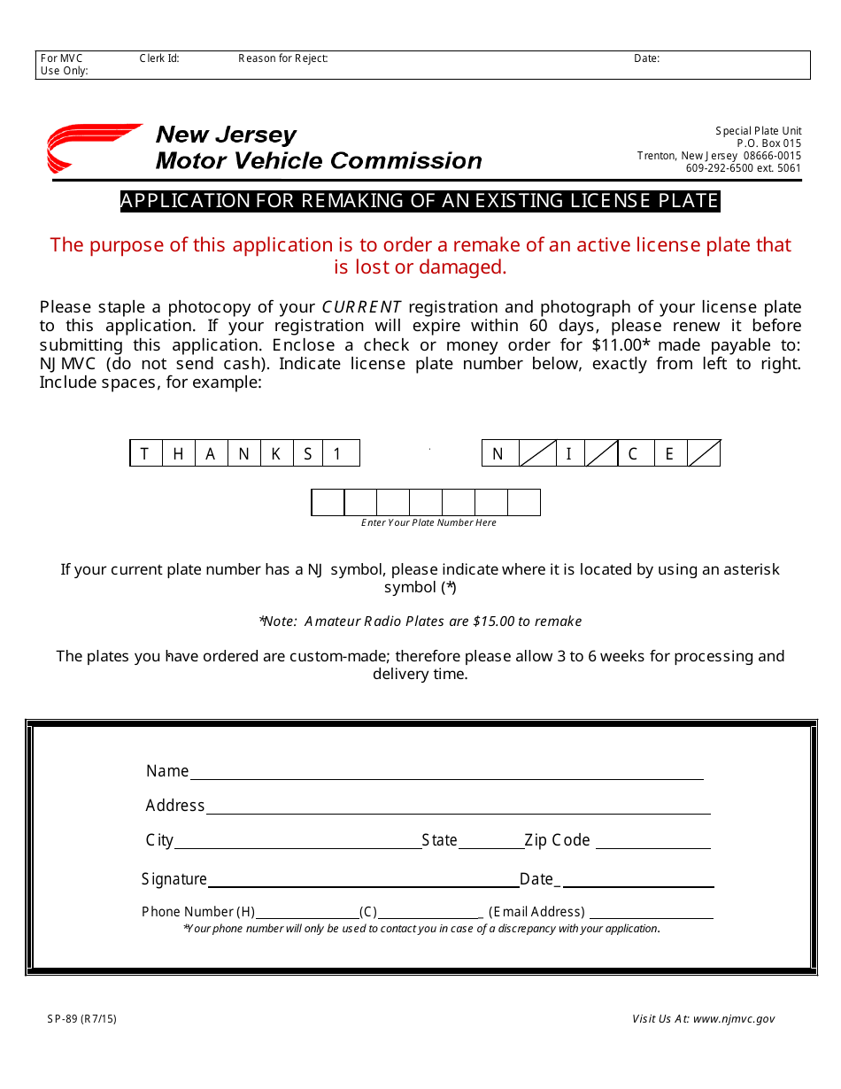 Form SP-89 - Fill Out, Sign Online and Download Printable PDF, New ...