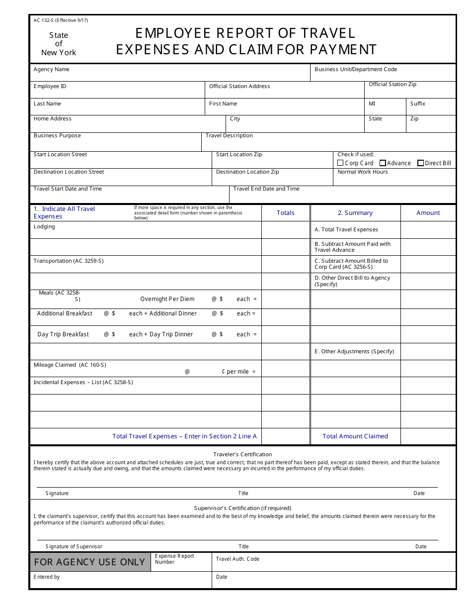 Form AC132-S - Fill Out, Sign Online and Download Fillable PDF, New ...