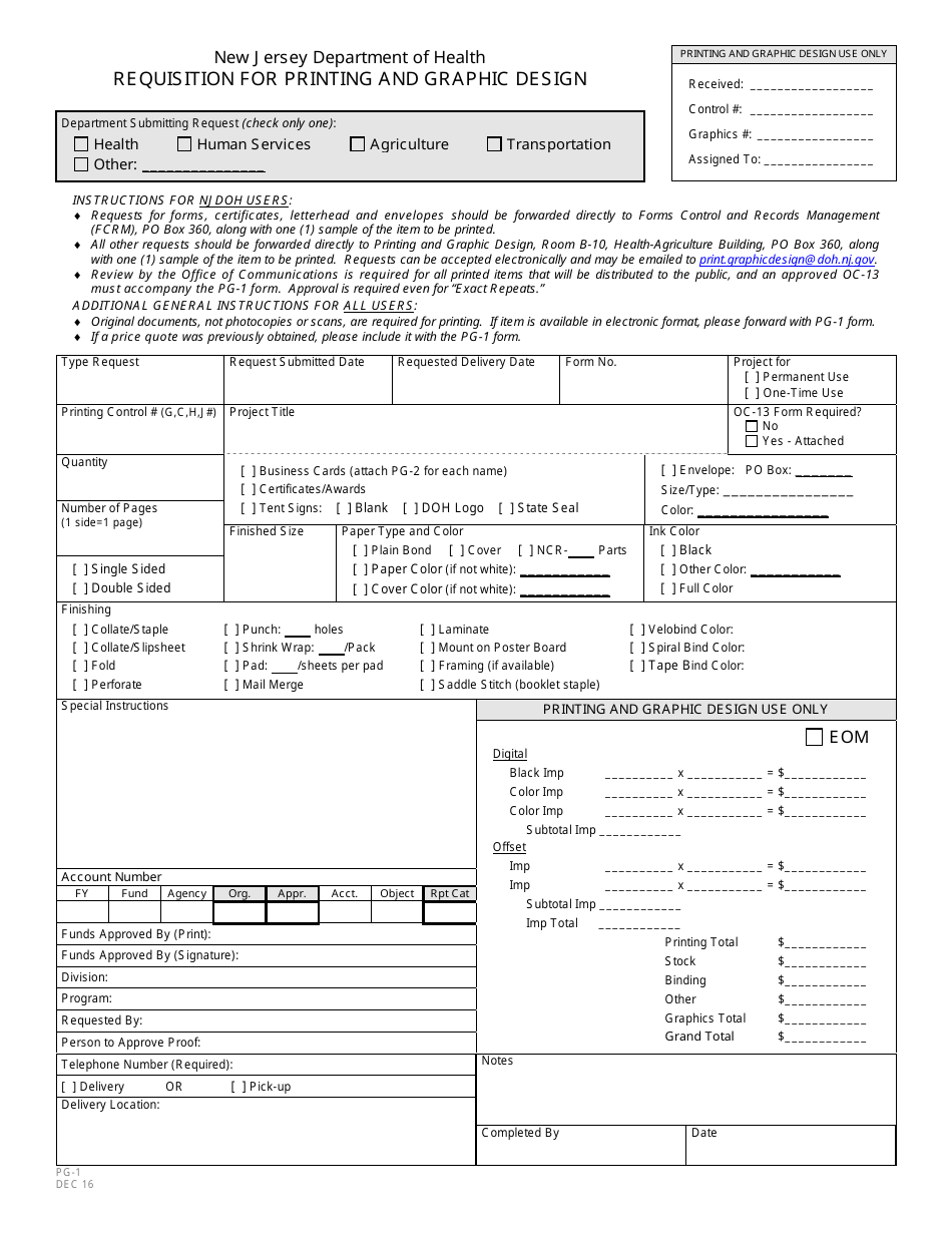 Pg Printable Form - Printable Forms Free Online