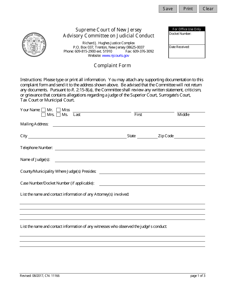 Form 11166 - Fill Out, Sign Online and Download Fillable PDF, New ...