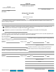 Form 18 - Fill Out, Sign Online and Download Fillable PDF, Ontario ...