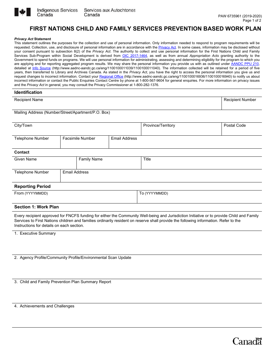 Form PAW6735961 - 2020 - Fill Out, Sign Online and Download Fillable ...