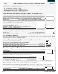 Form 5005-S11 Schedule 11 Download Fillable PDF or Fill Online Federal ...