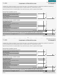 Form 5013-SA Schedule A - 2018 - Fill Out, Sign Online and Download ...