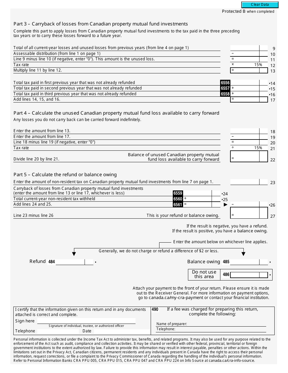 Form T1262 Part XIII.2 - Fill Out, Sign Online and Download Fillable PDF, Canada | Templateroller