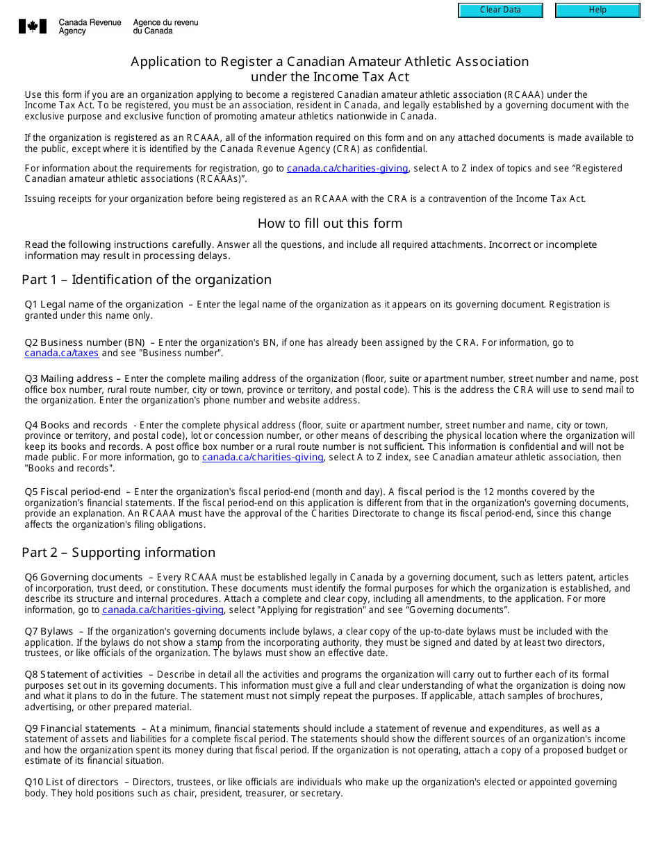 Form T1189 - Fill Out, Sign Online and Download Fillable PDF, Canada ...