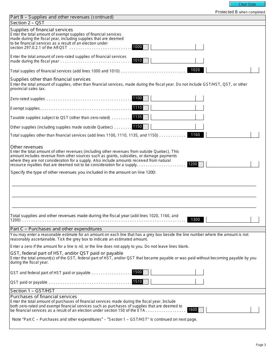 Form RC7291 - Fill Out, Sign Online and Download Fillable PDF, Canada ...