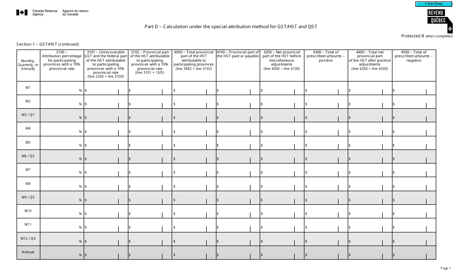 Form RC7294 Download Fillable PDF or Fill Online Goods and Services Tax ...