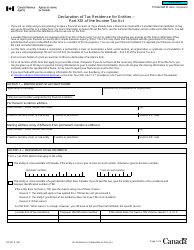 Form RC519 Download Fillable PDF or Fill Online Declaration of Tax ...