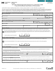 Form RC4601 - Fill Out, Sign Online and Download Fillable PDF, Canada ...