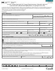 Form RC151 Download Fillable PDF or Fill Online Gst/Hst Credit ...
