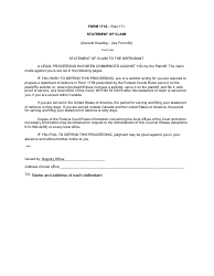 Form 171A - Fill Out, Sign Online and Download Fillable PDF, Canada ...
